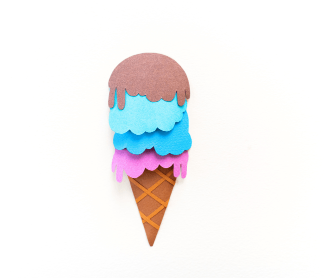 3D Pop Up Ice Cream Craft – I Chug My Wine
