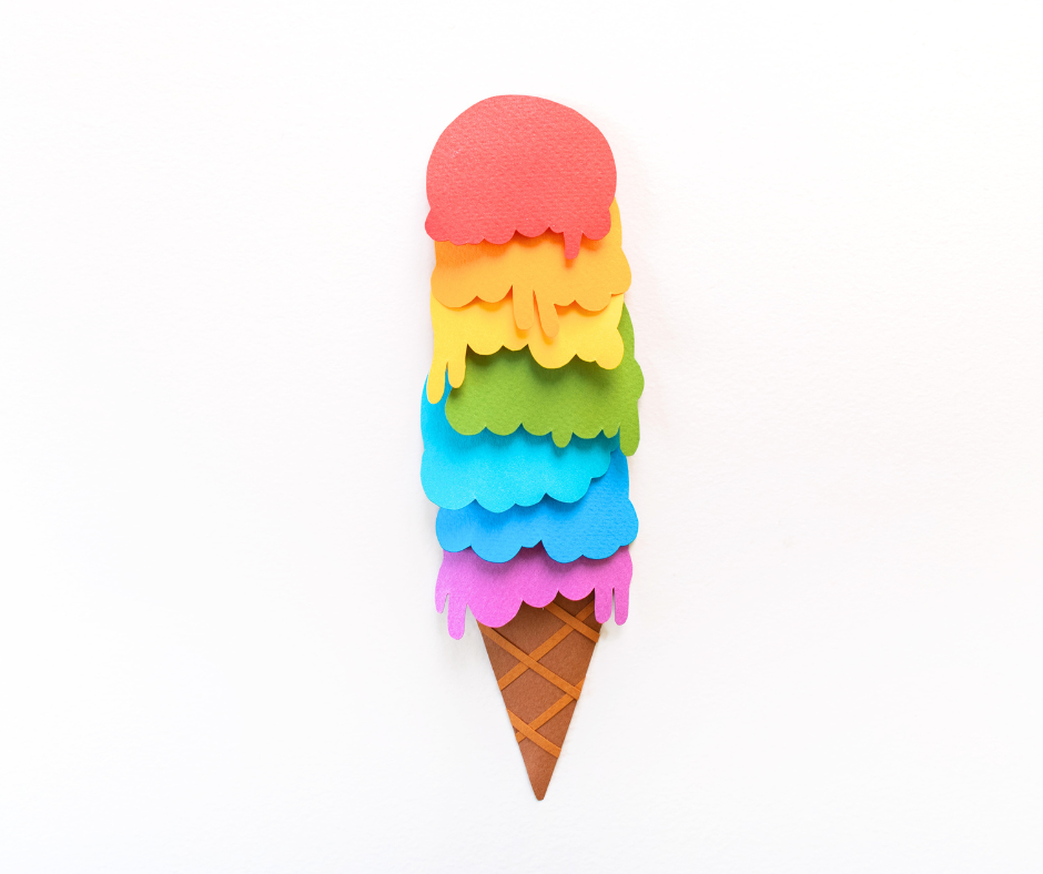 3D Pop Up Ice Cream Craft – I Chug My Wine