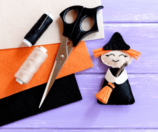Cute Halloween Sew Felt Craft For Kids – I Chug My Wine