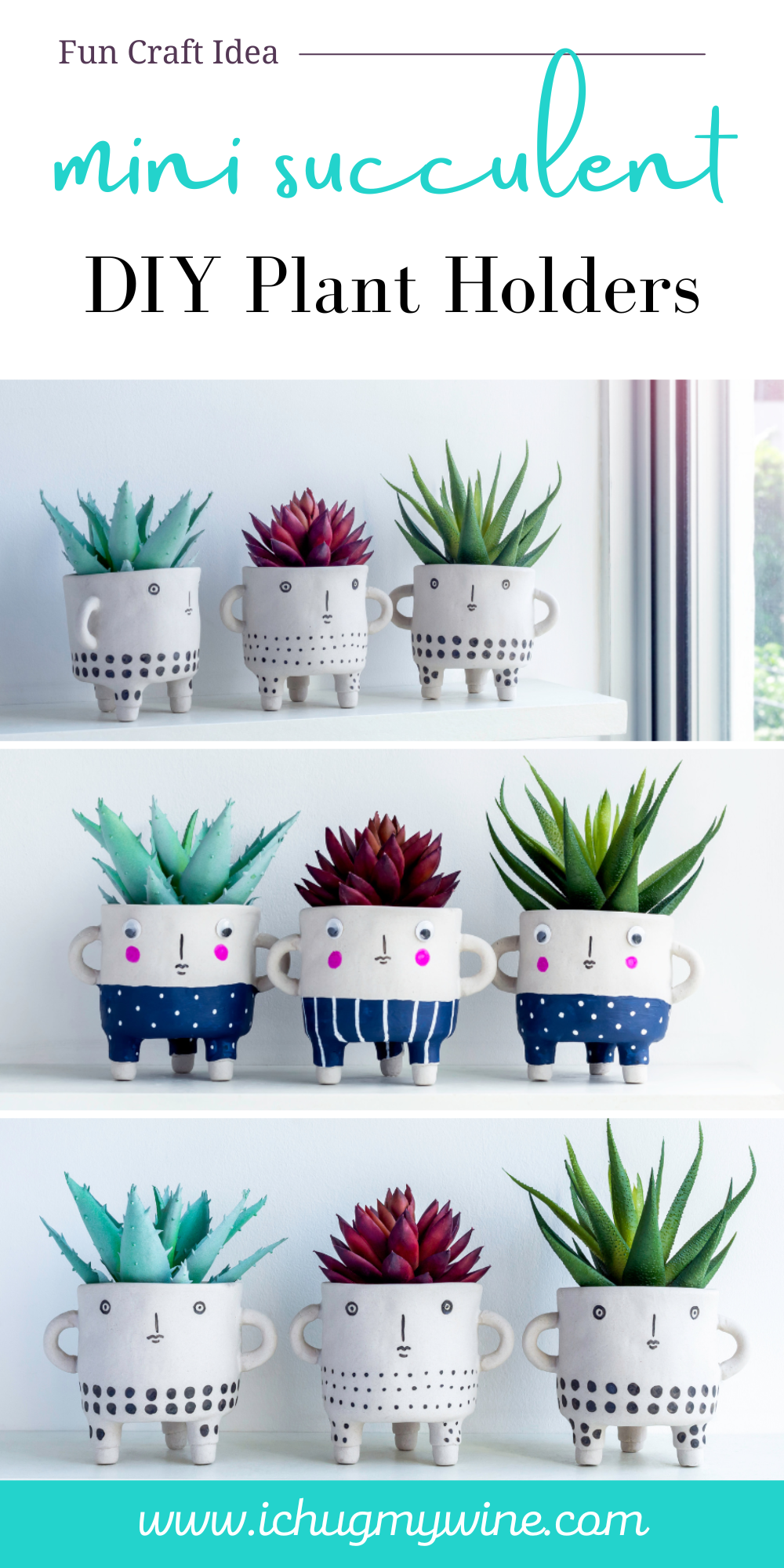 How to Make a DIY Mini Succulent Planter – I Chug My Wine